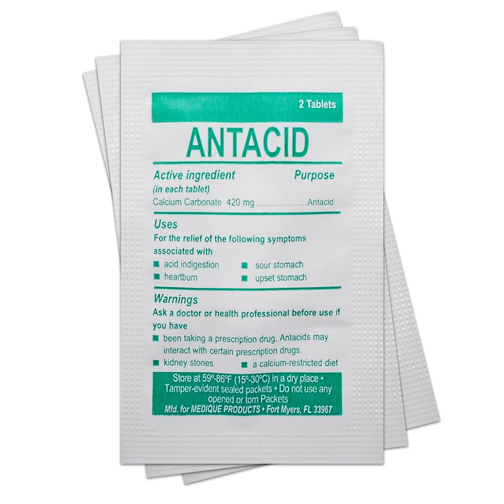 Antacid (Single Packet) - The First Aid Gear Shop – RestockYourKit.com